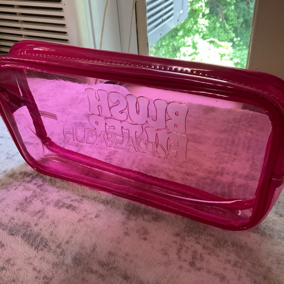HUDA BEAUTY | Makeup | New Huda Beauty Blush Filter Pink Cosmetic Bag ...
